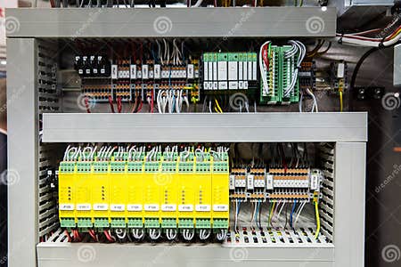 Safety relay modules stock photo. Image of robotics - 131141304