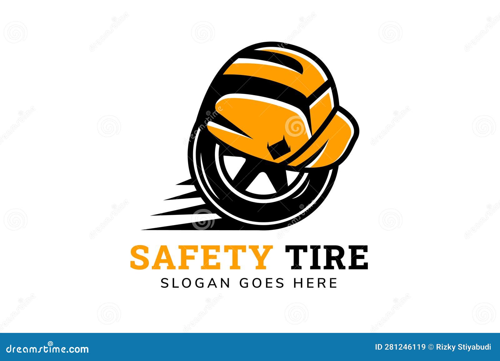 Safety Riding Logo Design Template Stock Vector - Illustration of ...