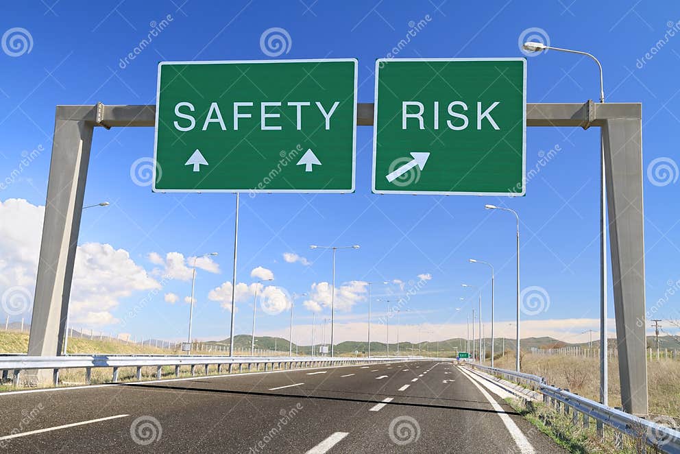 Safety or Risk. Make a Choice Stock Image - Image of frame, empty: 32718131