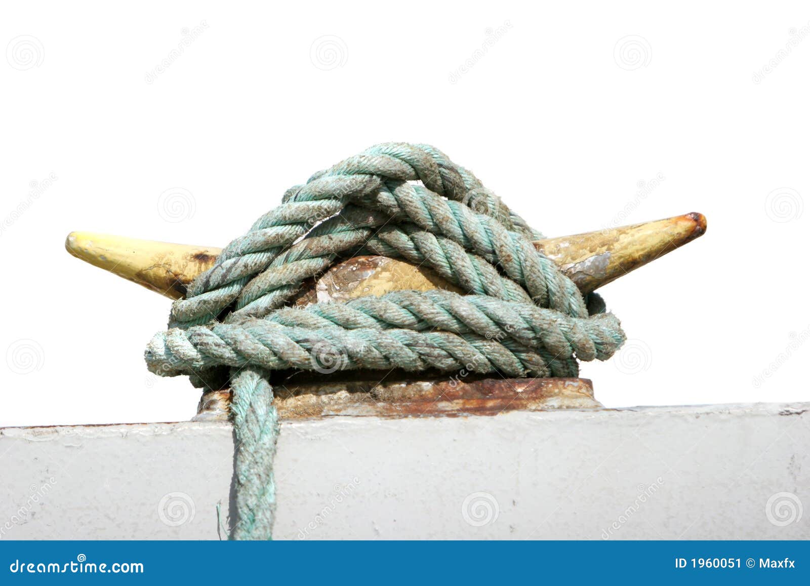 Safety rope of a boat stock image. Image of block, port - 1960051