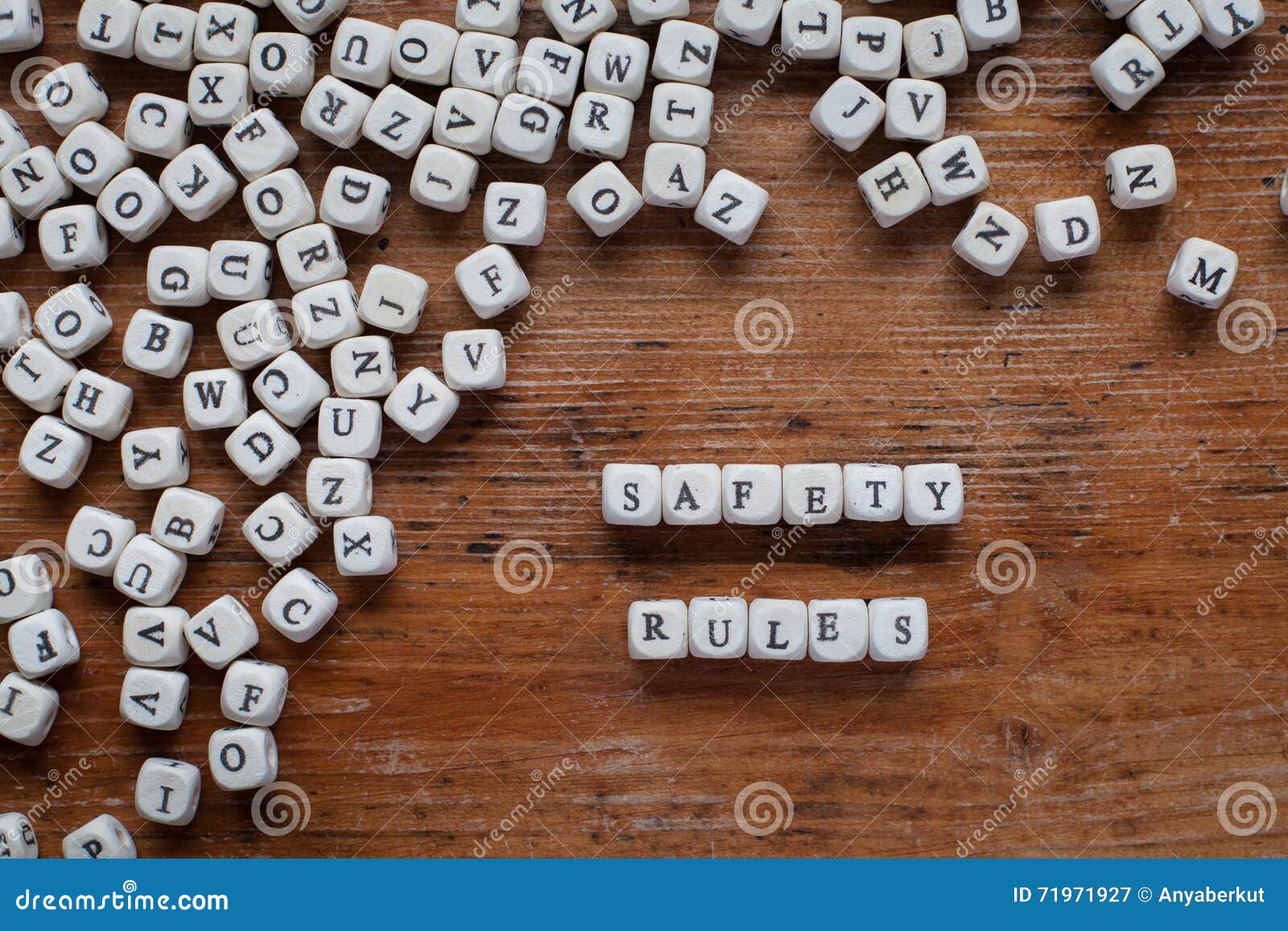 Safety rules stock image. Image of desk, workplace, warning - 71971927