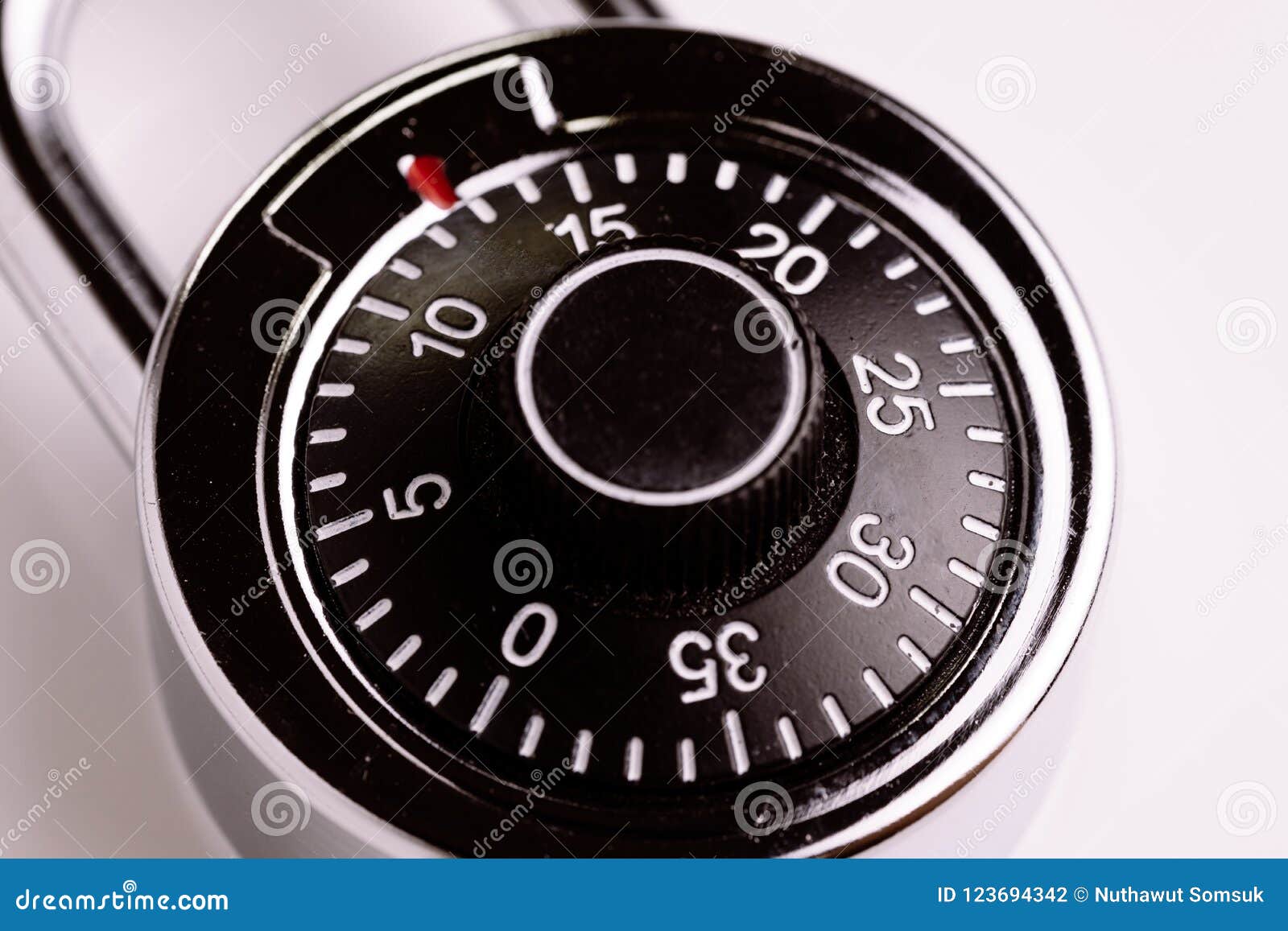 Safety Or Security Concept, Close Up Of Code Numbers On Combination Pad ...