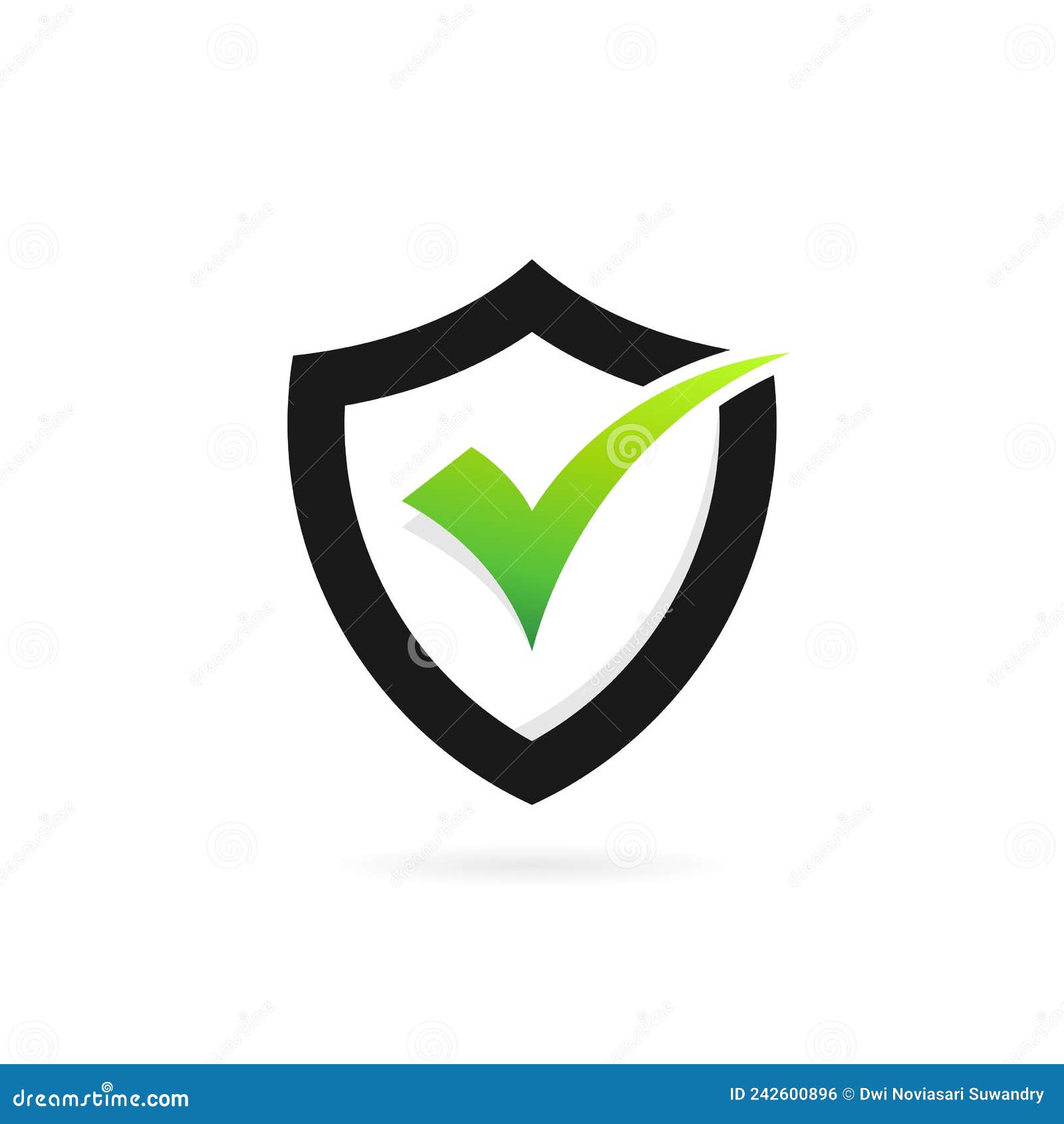 Safety Shield and Checklist Symbol Stock Vector - Illustration of ...