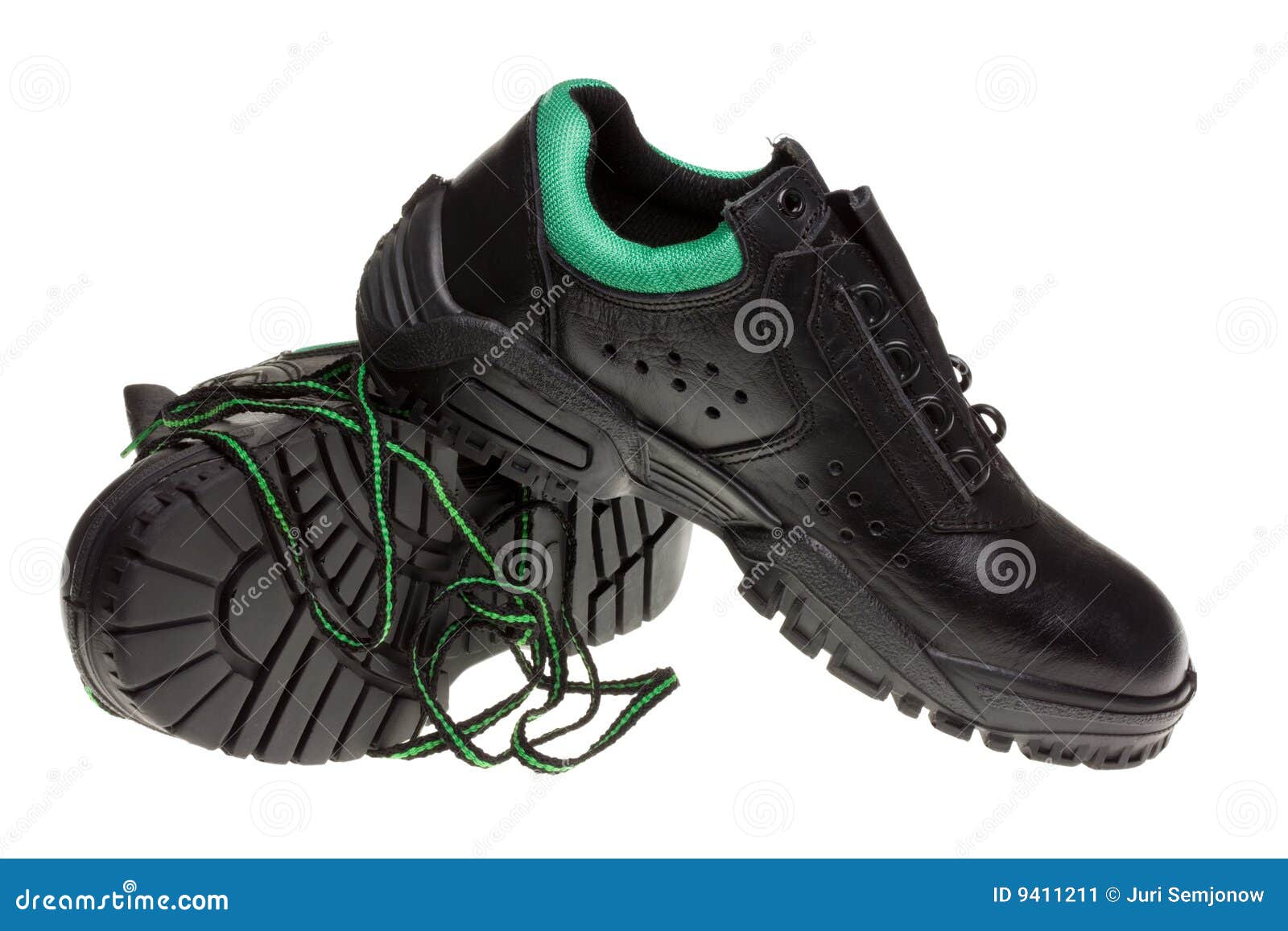 Safety shoes. stock image. Image of work, clothing, safety - 9411211
