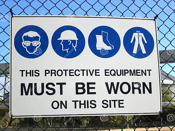 Safety Sign stock image. Image of equipment, hazardboots - 1430521