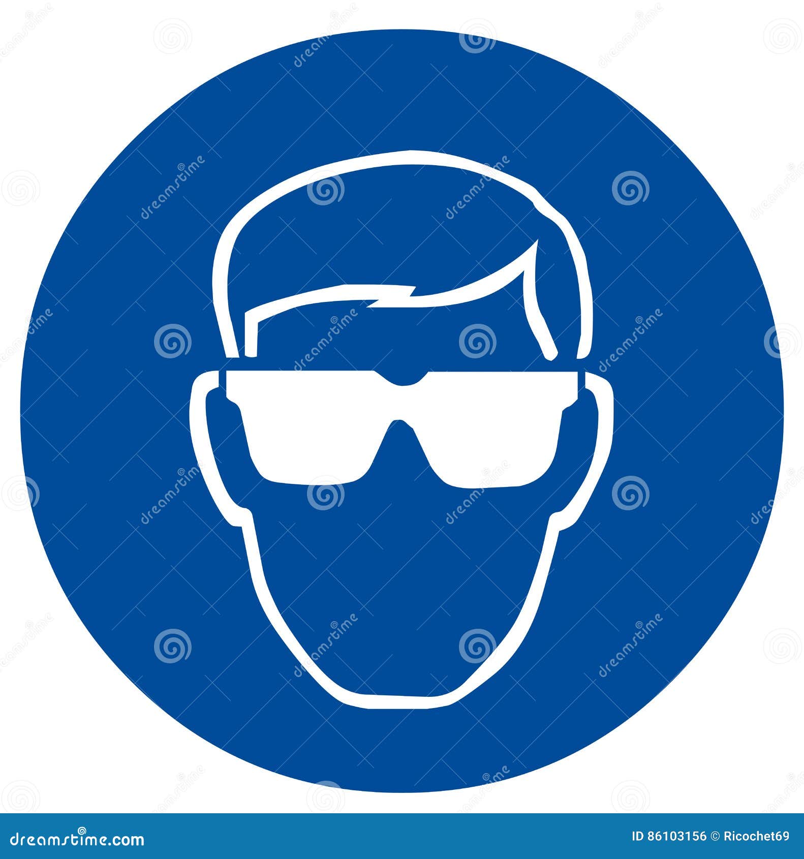Safety Goggles Sign