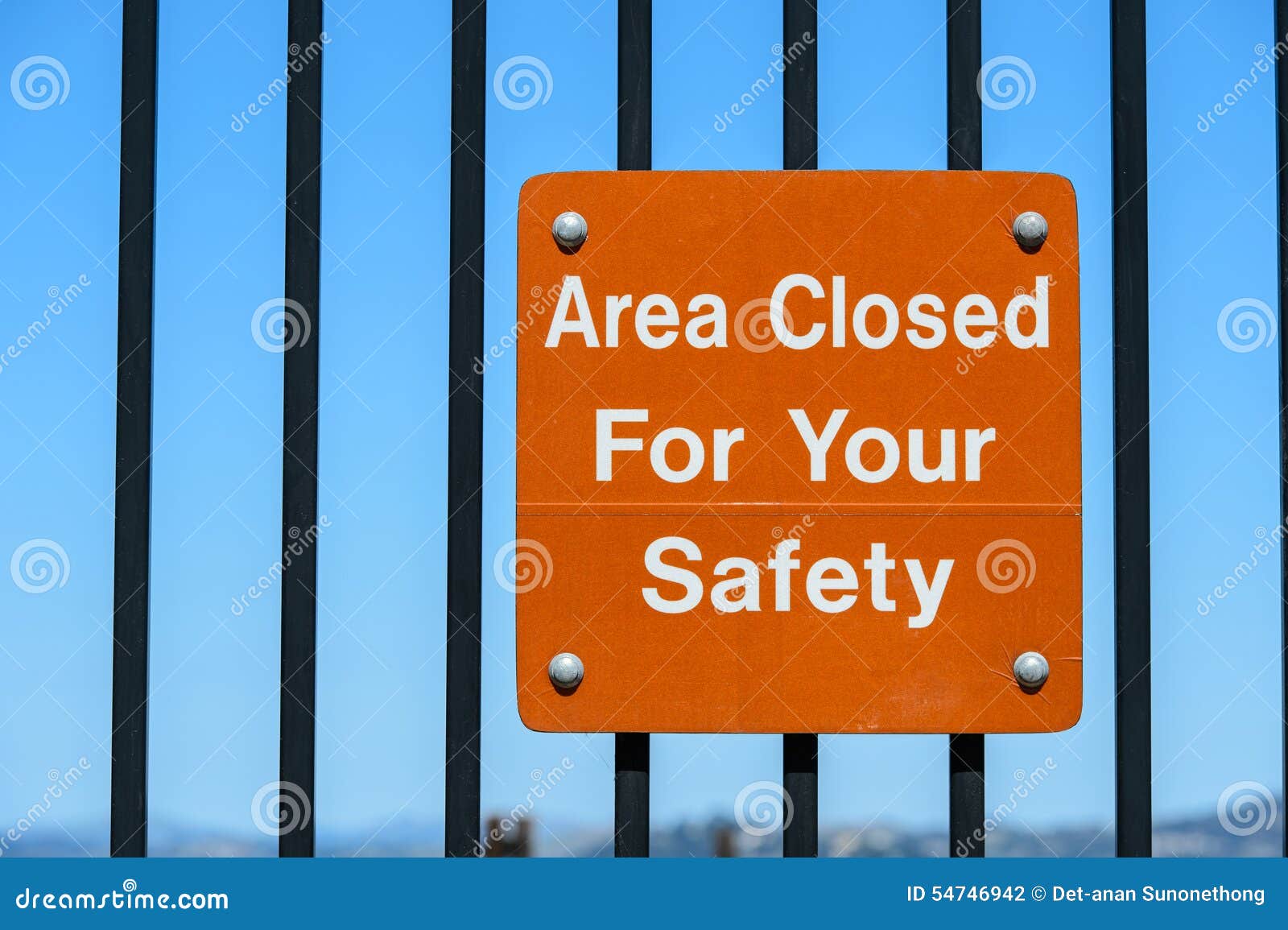 Safety sign stock photo. Image of door, security, wall - 54746942