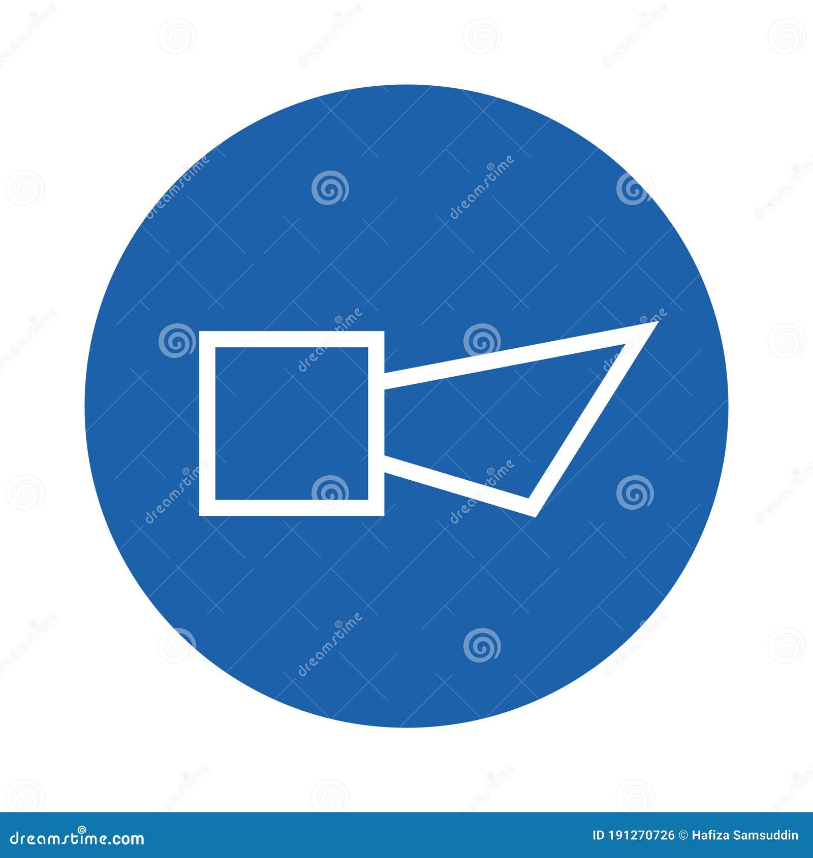 Safety Sign Honk Horn. Vector Illustration Decorative Design Stock ...