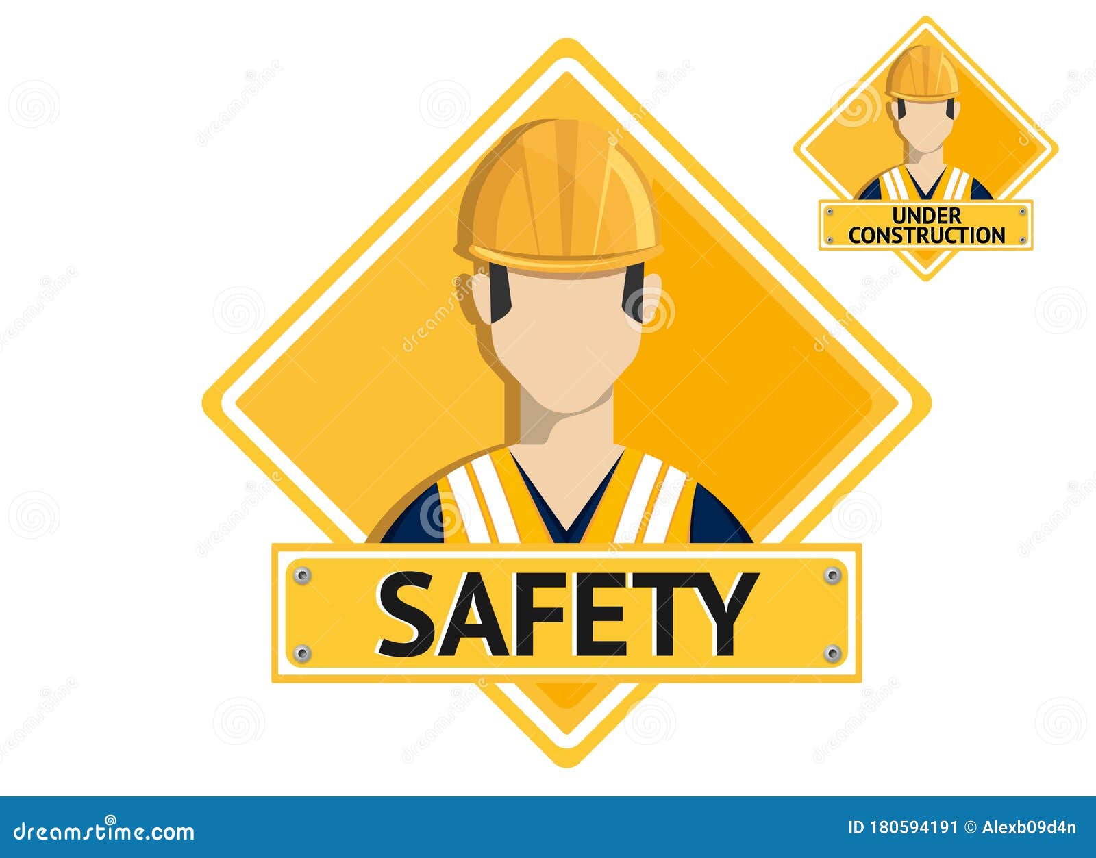 Safety First Logo For Construction