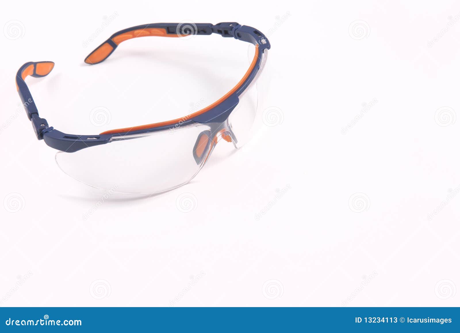Safety Spectacles on White Background Stock Image - Image of equipment ...