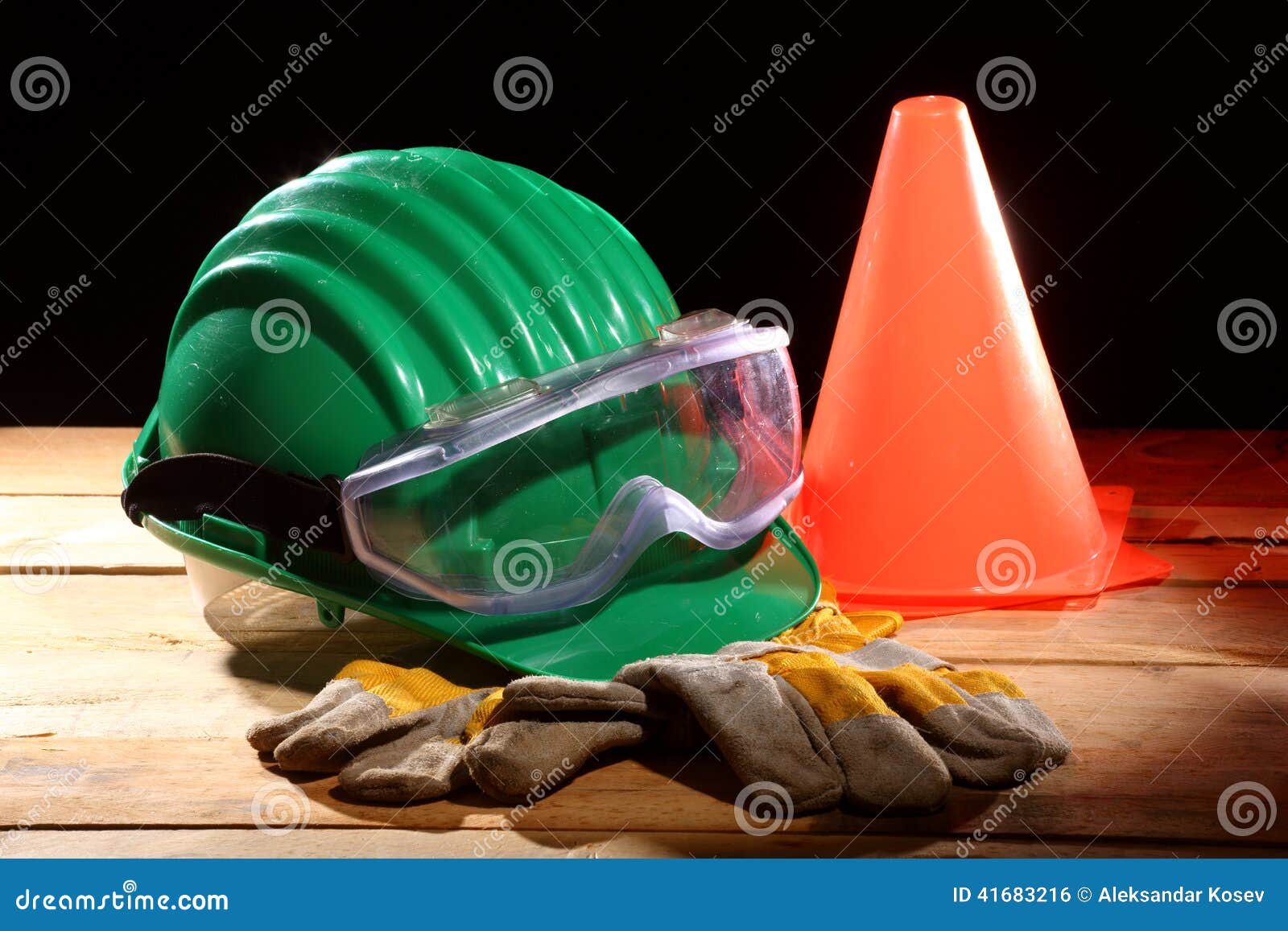 Safety in the spotlight stock photo. Image of architecture - 41683216