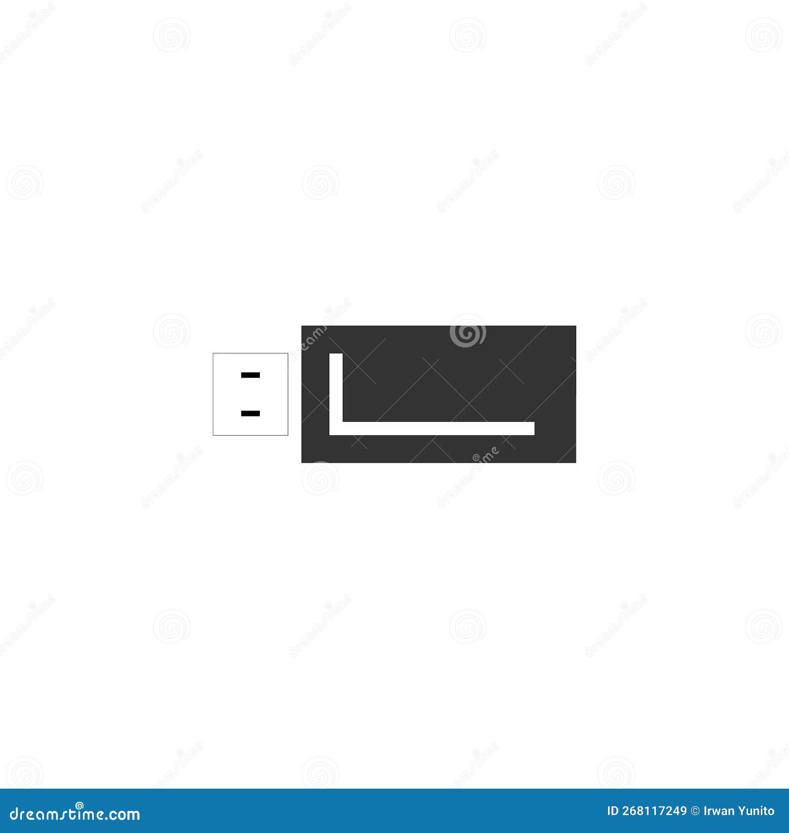 Logo Card Reader Port Illustration Design Stock Illustration ...