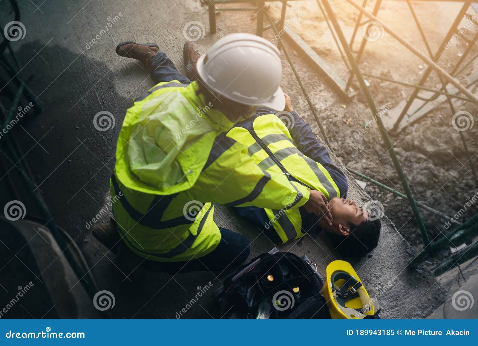 Construction Worker Fall