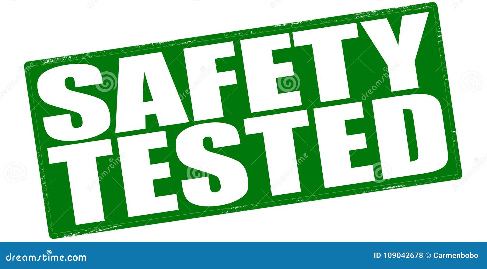 Safety tested stock illustration. Illustration of symbol - 109042678