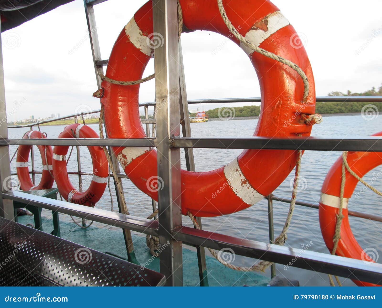 Safety tyres stock photo. Image of float, dock, round - 79790180
