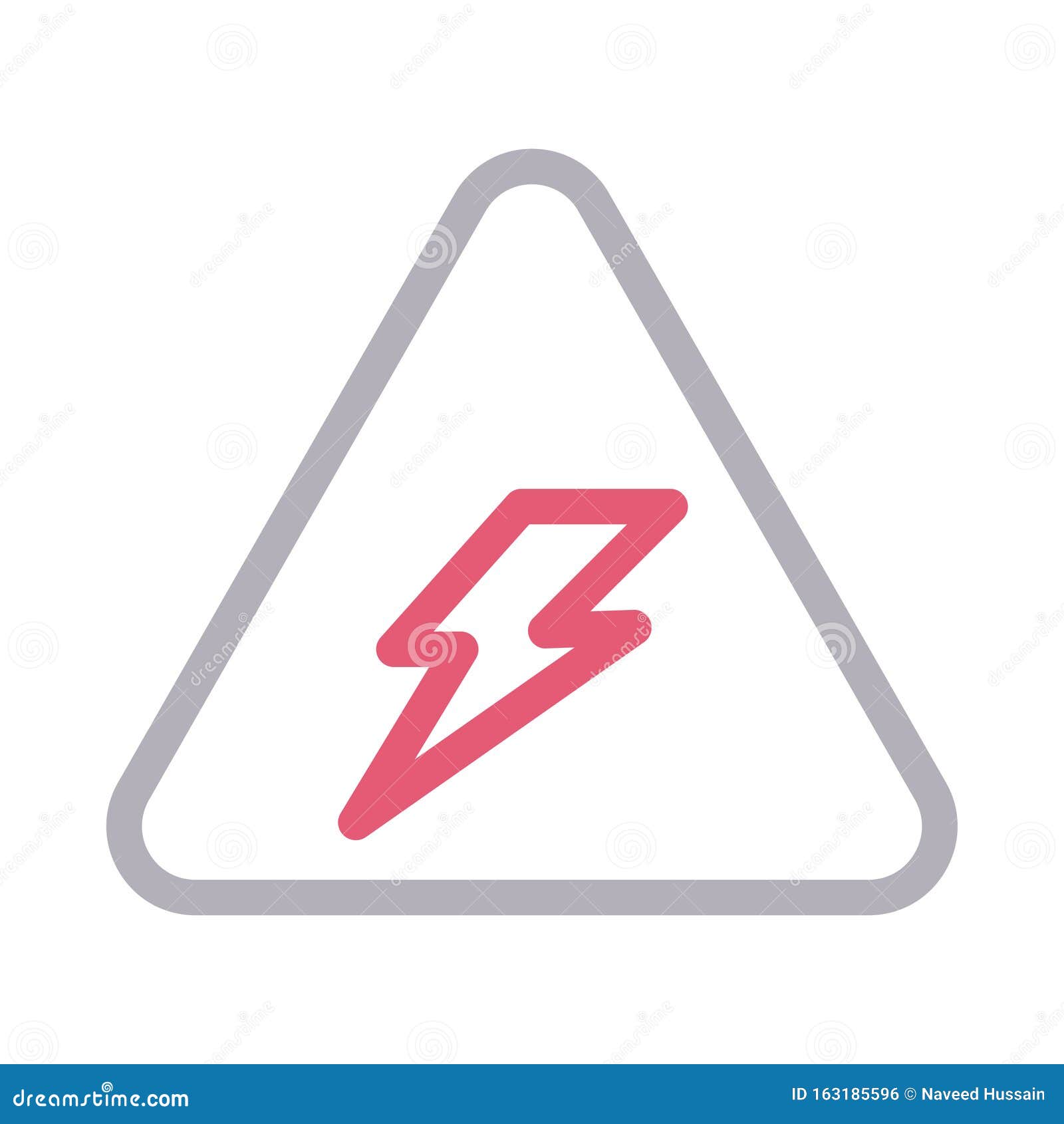 Safety Vector. Color Line Icon Stock Vector - Illustration of warning ...