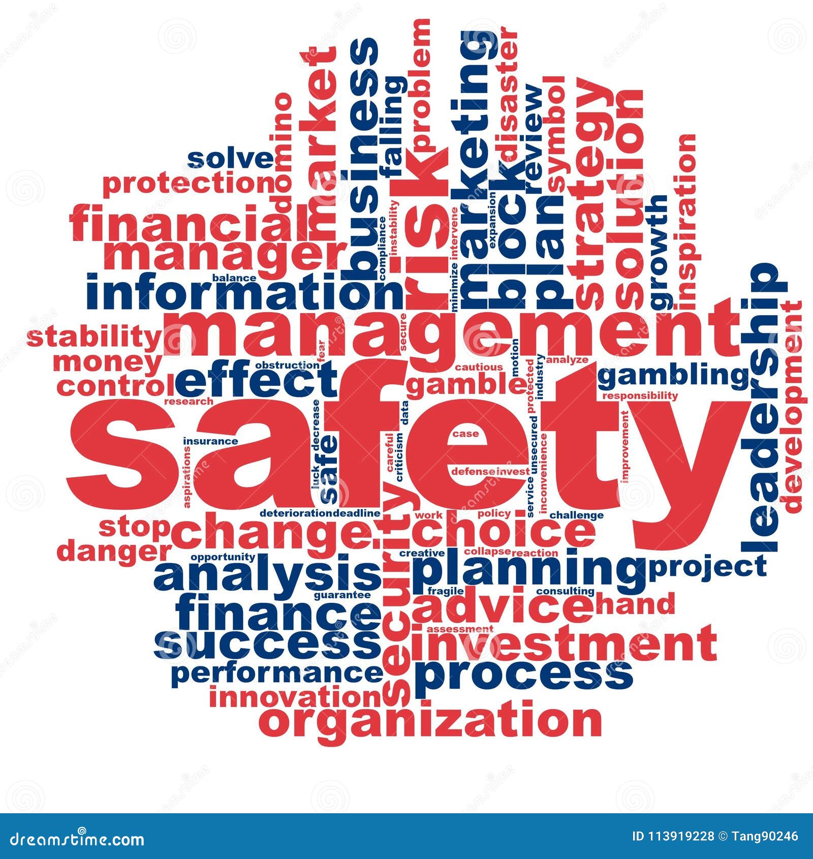 Safety word cloud stock illustration. Illustration of safe - 113919228