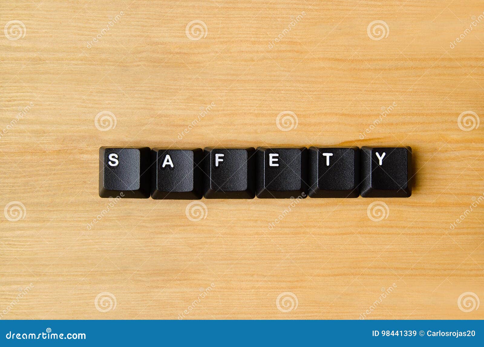 Safety word stock image. Image of word, quote, concept - 98441339