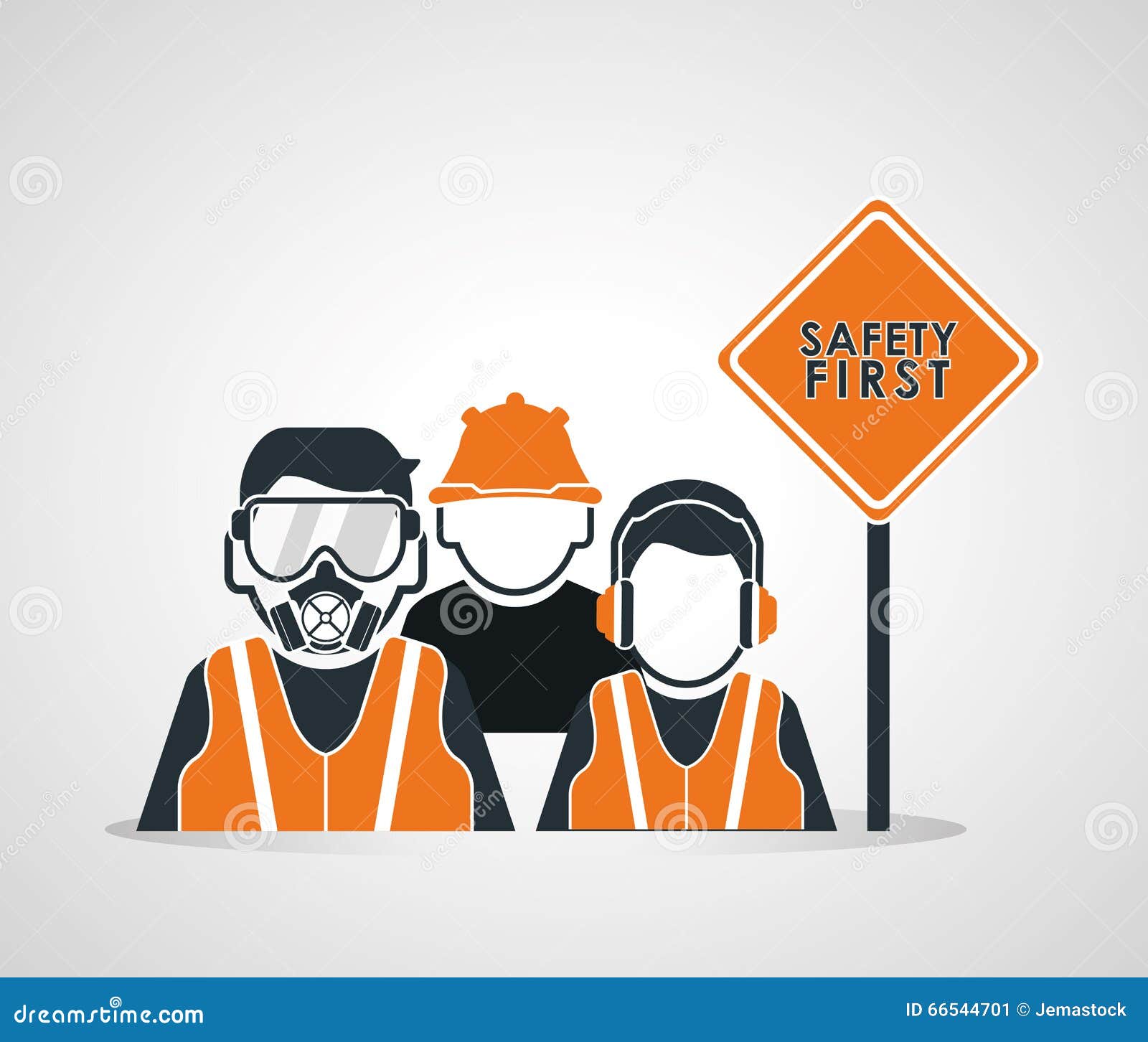 Safety at work icon design stock vector. Illustration of builder - 66544701