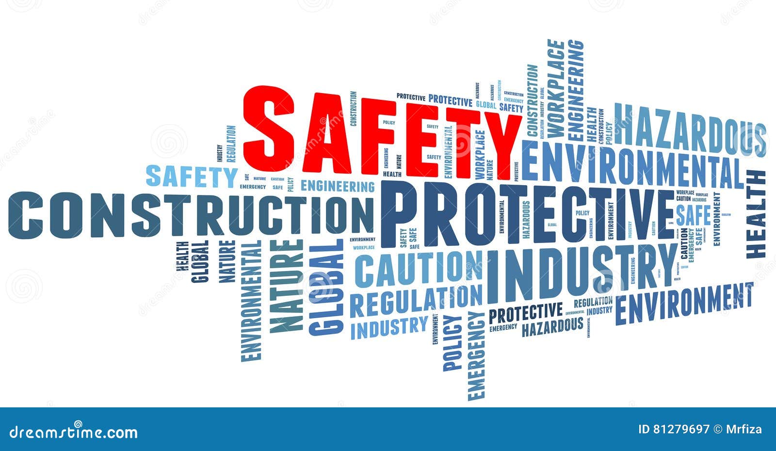 Safety in Workplace Concept Stock Illustration - Illustration of ...