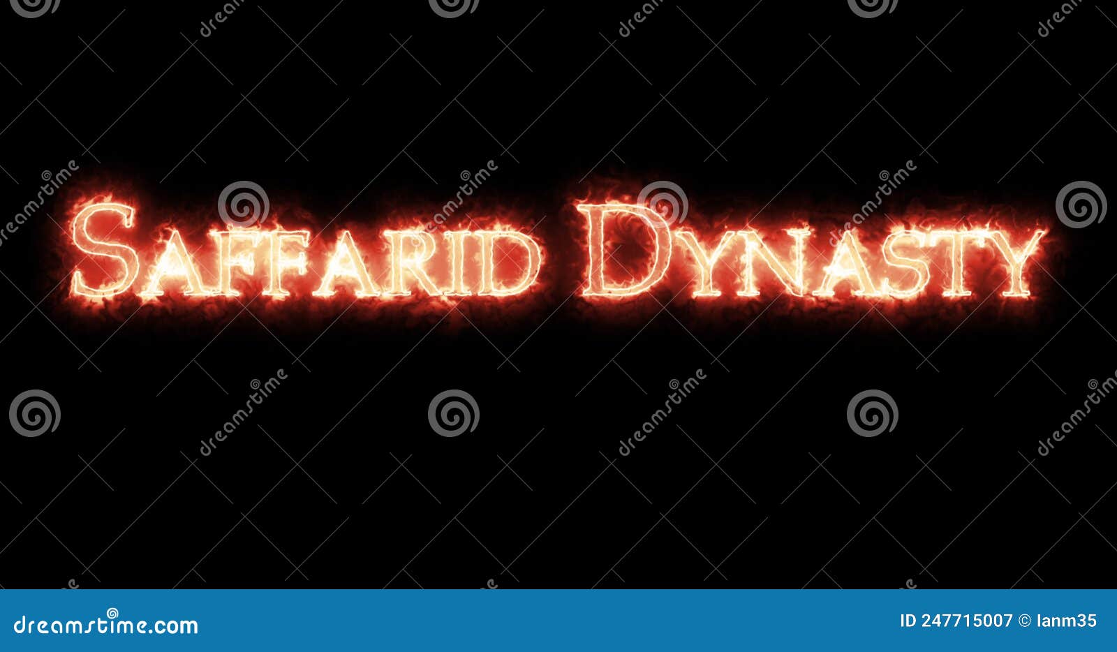 Saffarid Dynasty Written with Fire. Loop Stock Video - Video of islam ...