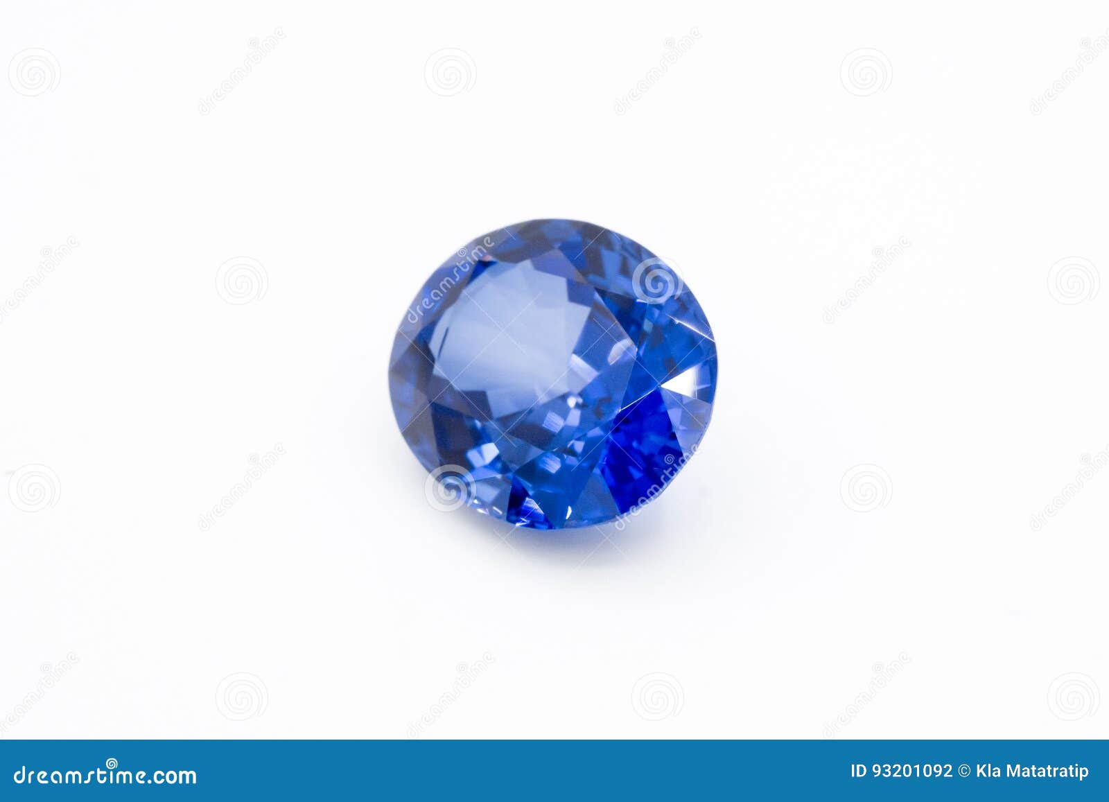 Saffier Op Witte Achtergrond, Blauwe Saffier Blauwe Gemmen, Blauwe Gem ...