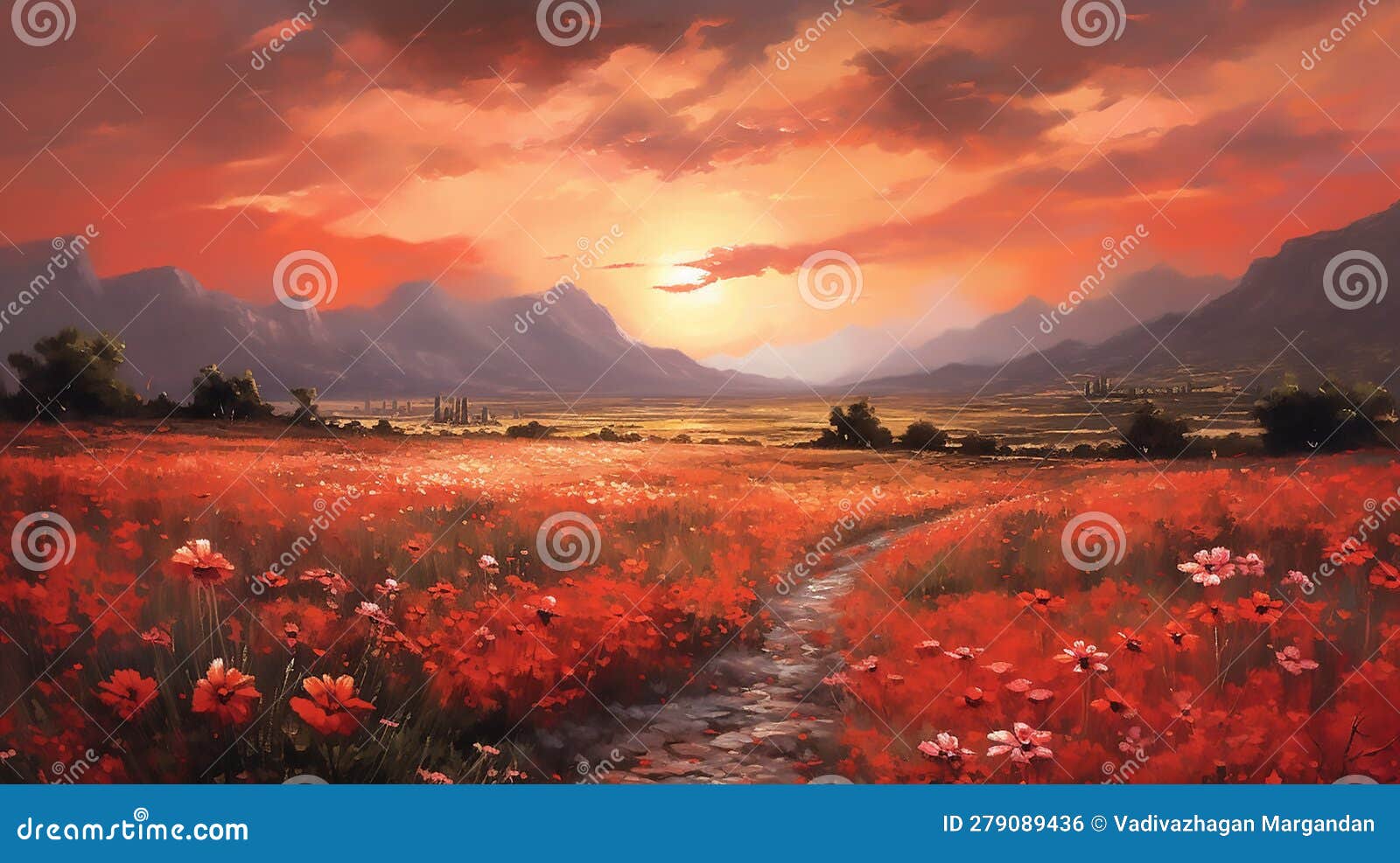 Safflower Field, Field Of Yellow Prickly Flowers, Carthamus Tinctoriu ...