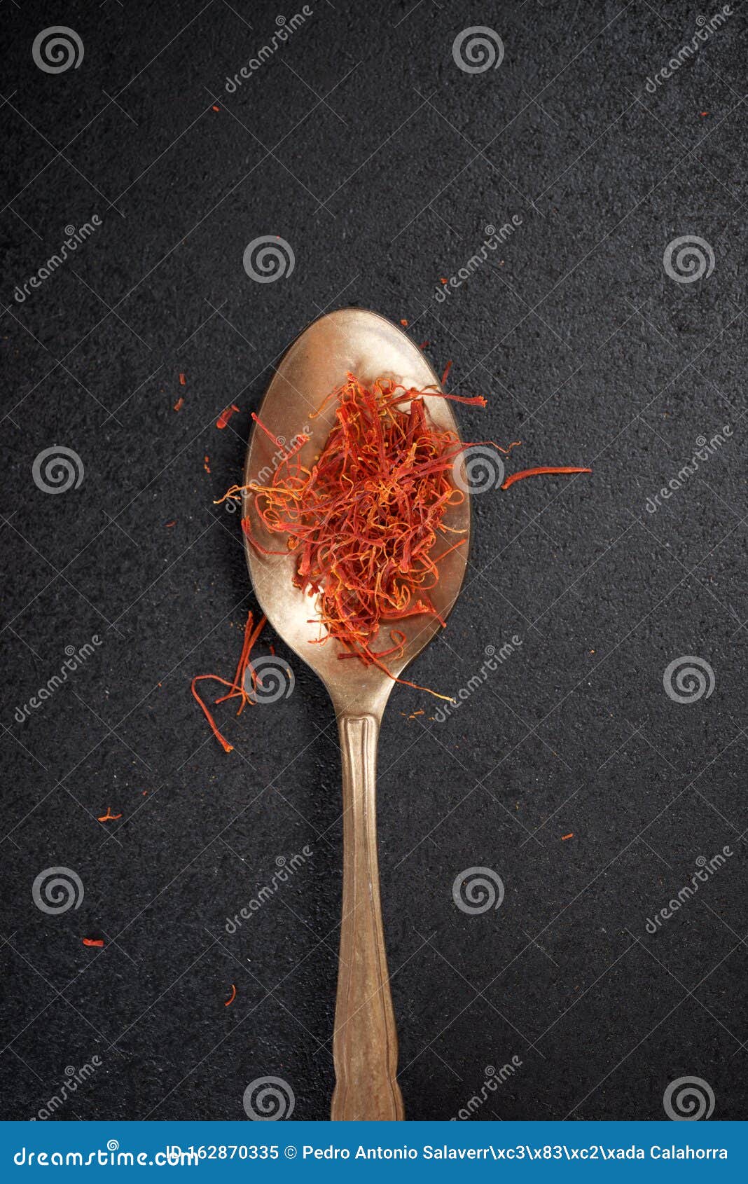Saffron close up stock image. Image of cook, orange - 162870335