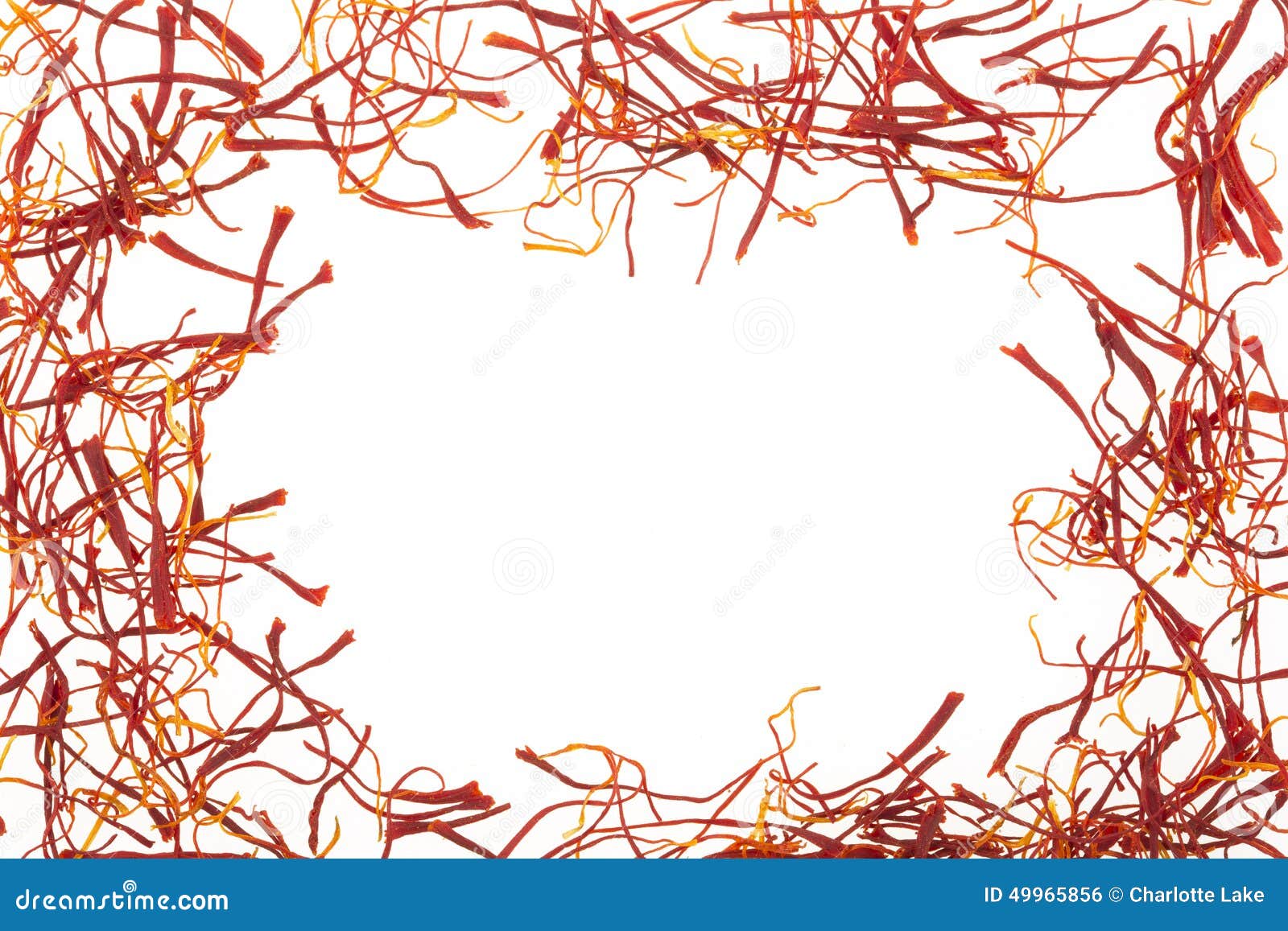 Saffron Frame stock photo. Image of white, powder, kesar - 49965856