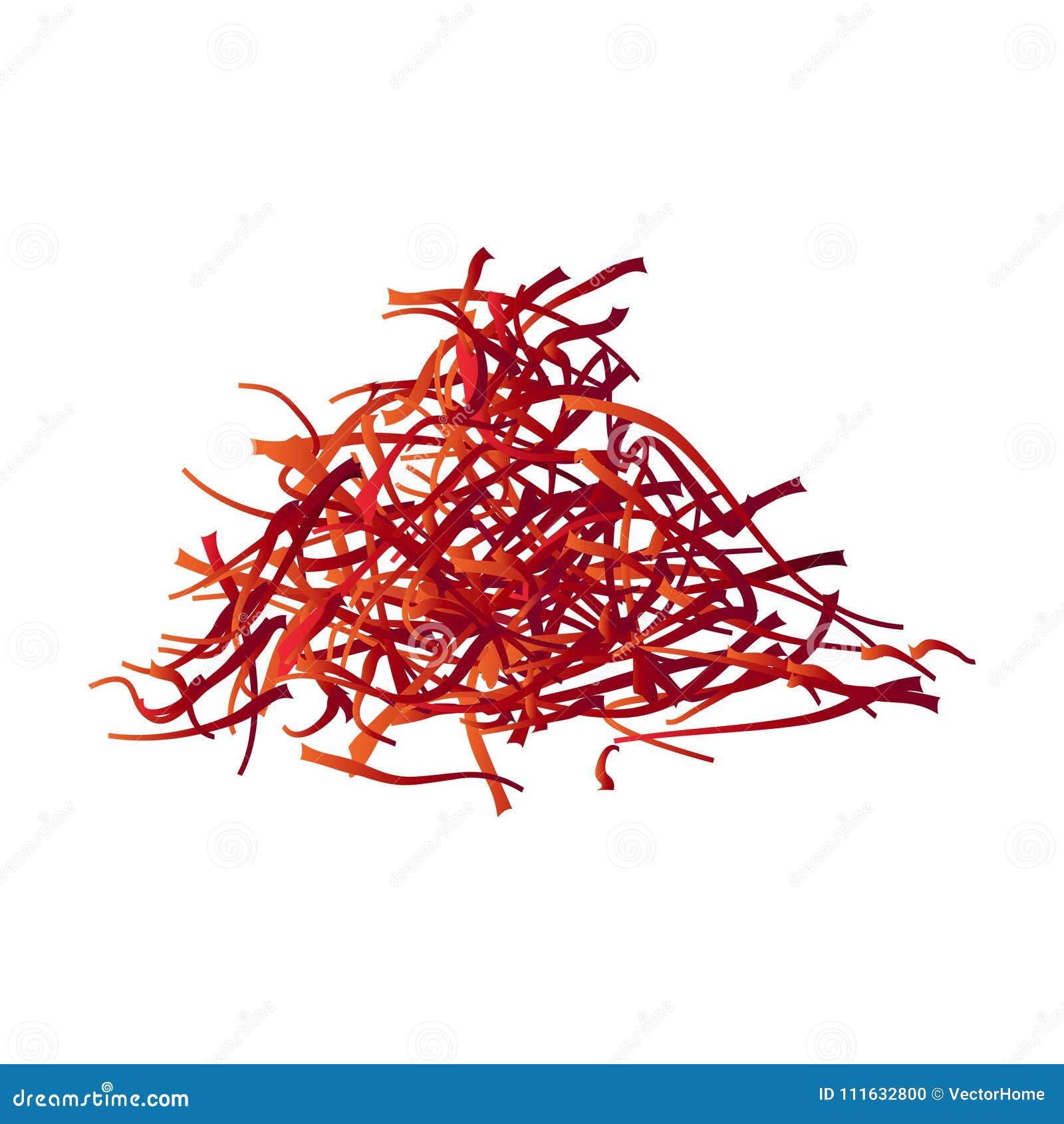Saffron Icon, Vector Illustration. Stock Vector - Illustration of food ...