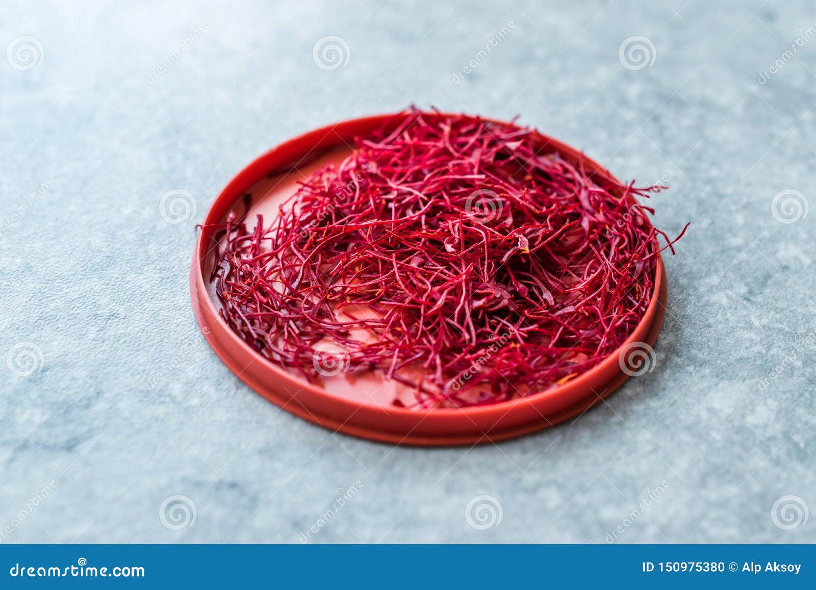Saffron in Red Plastic Cup /Red Threads Kesar, Saffron, Crocus Sativus ...