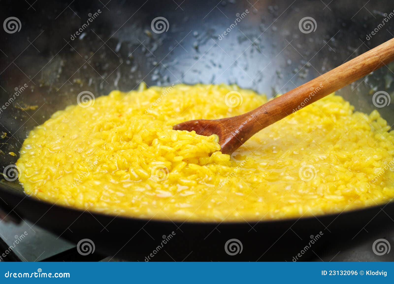 Saffron risotto stock photo. Image of cooking, food, wine - 23132096