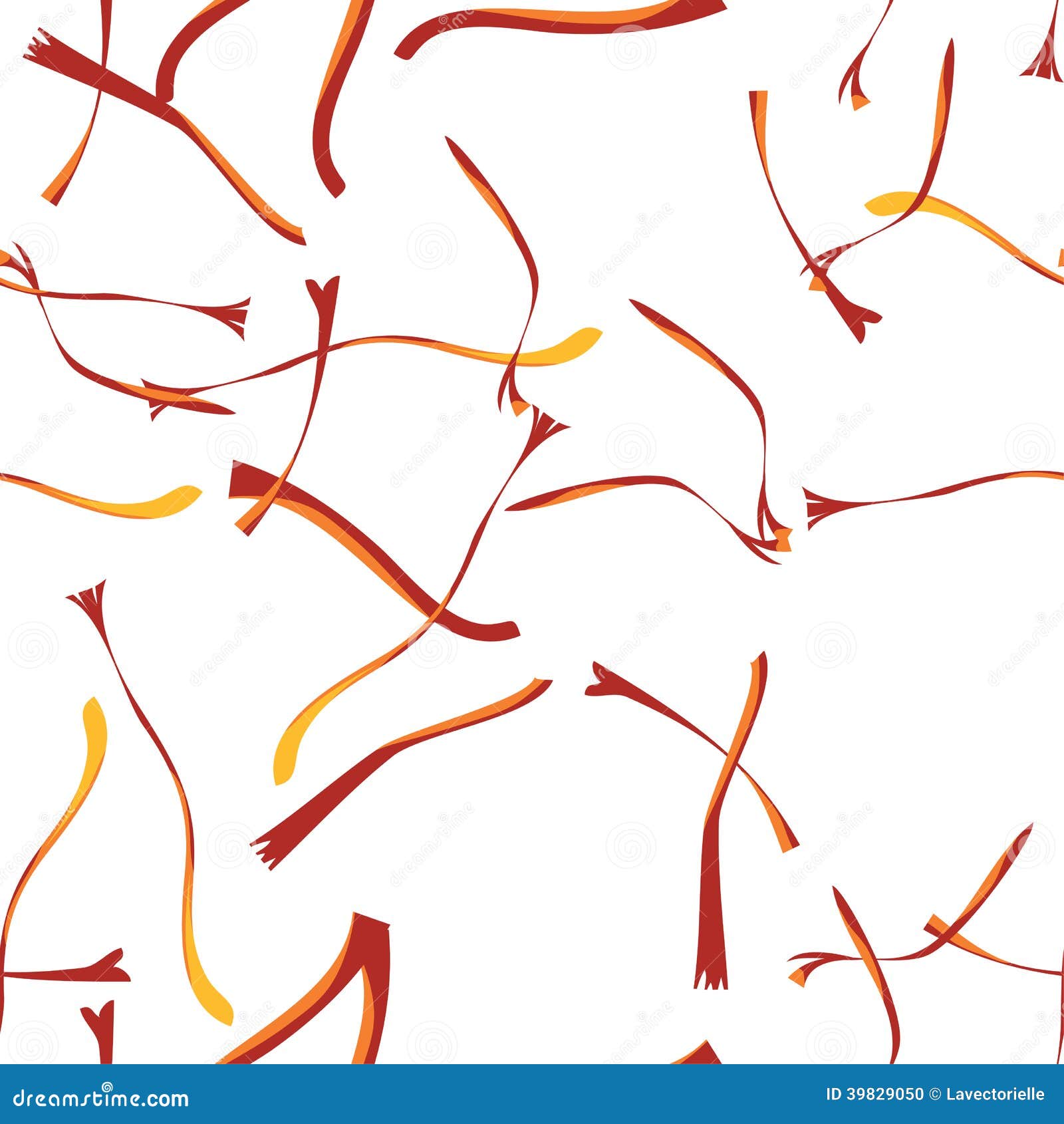 Saffron Seamless Pattern stock vector. Illustration of isolated - 39829050