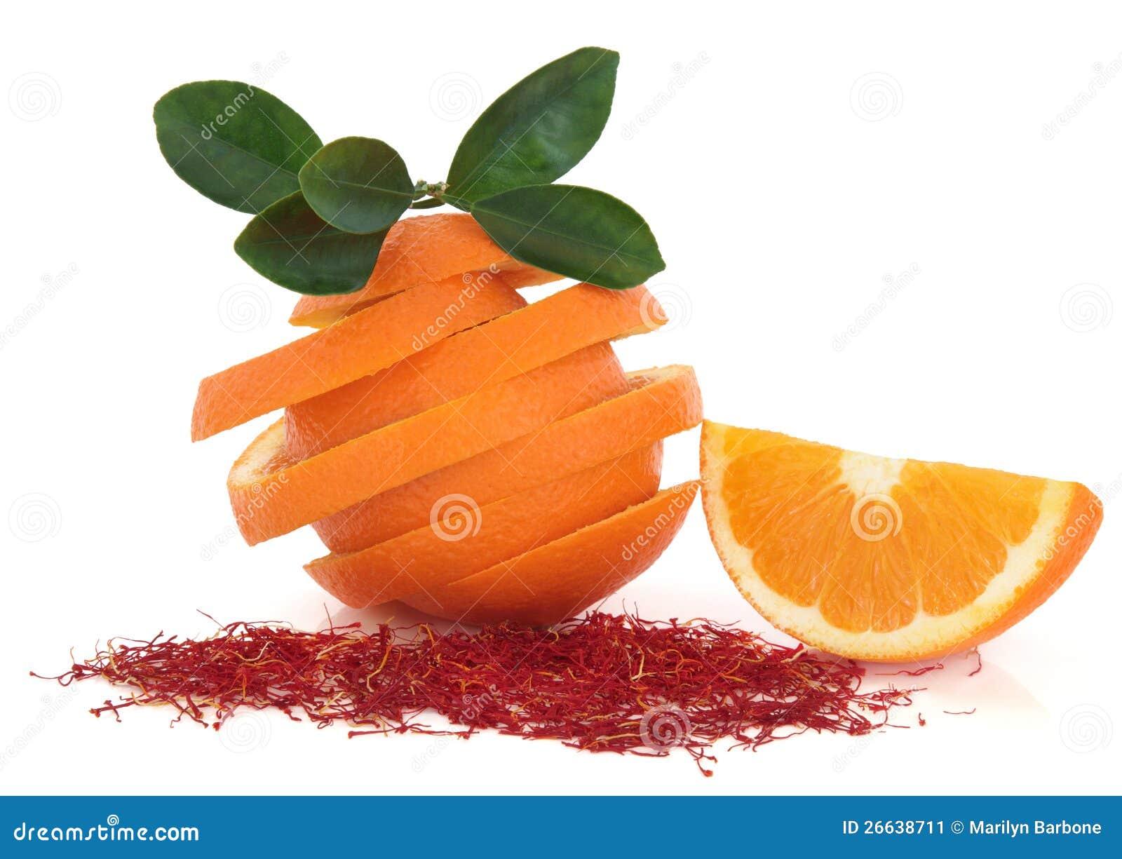 Saffron Spice and Orange Fruit Stock Image - Image of nutrition, fresh ...