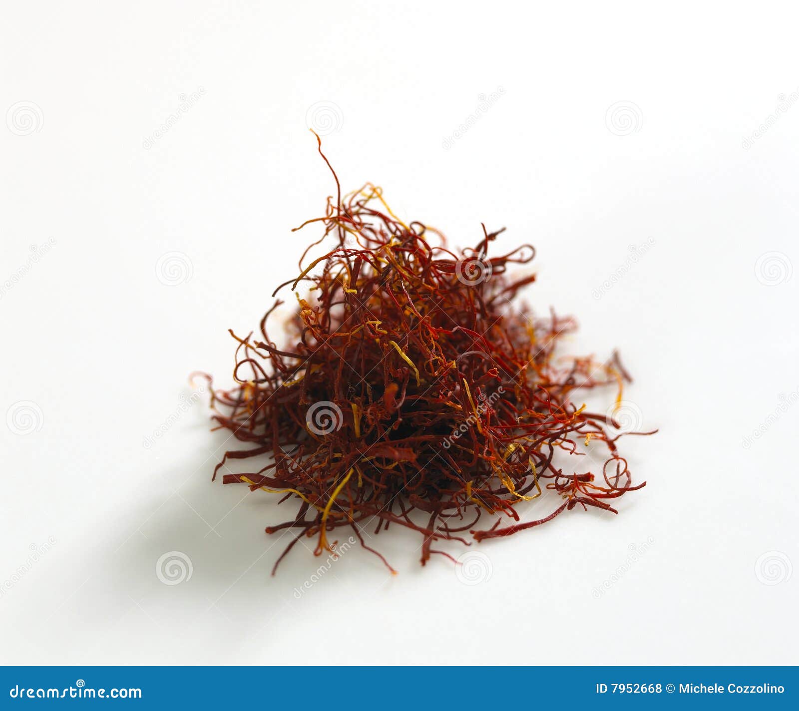 Safran photo stock. Image du blanc, filament, nourriture - 7952668