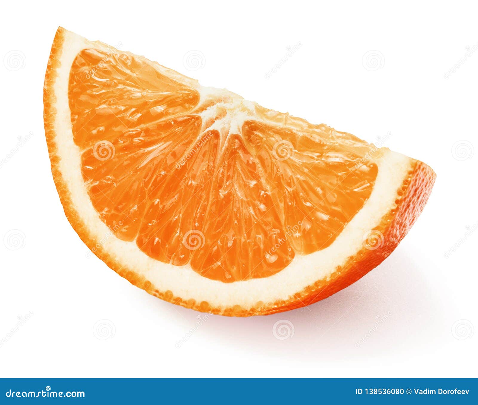 Saftige Neue Orange Scheibe Mit Schale Stockfoto - Bild von getrennt ...