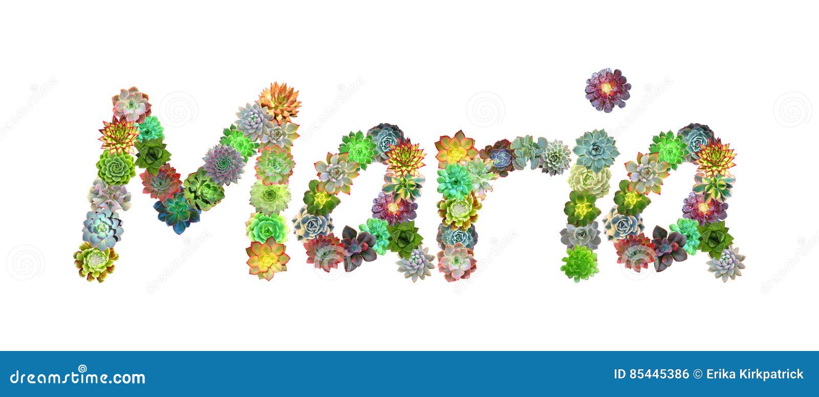 Saftiger Name Maria stock abbildung. Illustration von bunt - 85445386