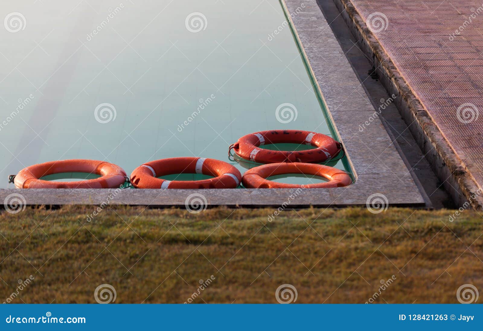 Safty Tyre in the Swimming Pool. Stock Image - Image of foating, pool ...
