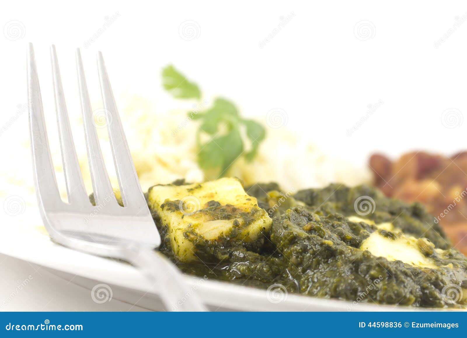 Sag Paneer - Authentic Indian Food Stock Photo - Image of coriander ...