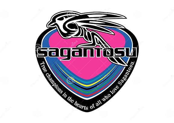 Sagan Tosu Logo editorial stock photo. Illustration of world - 134602853