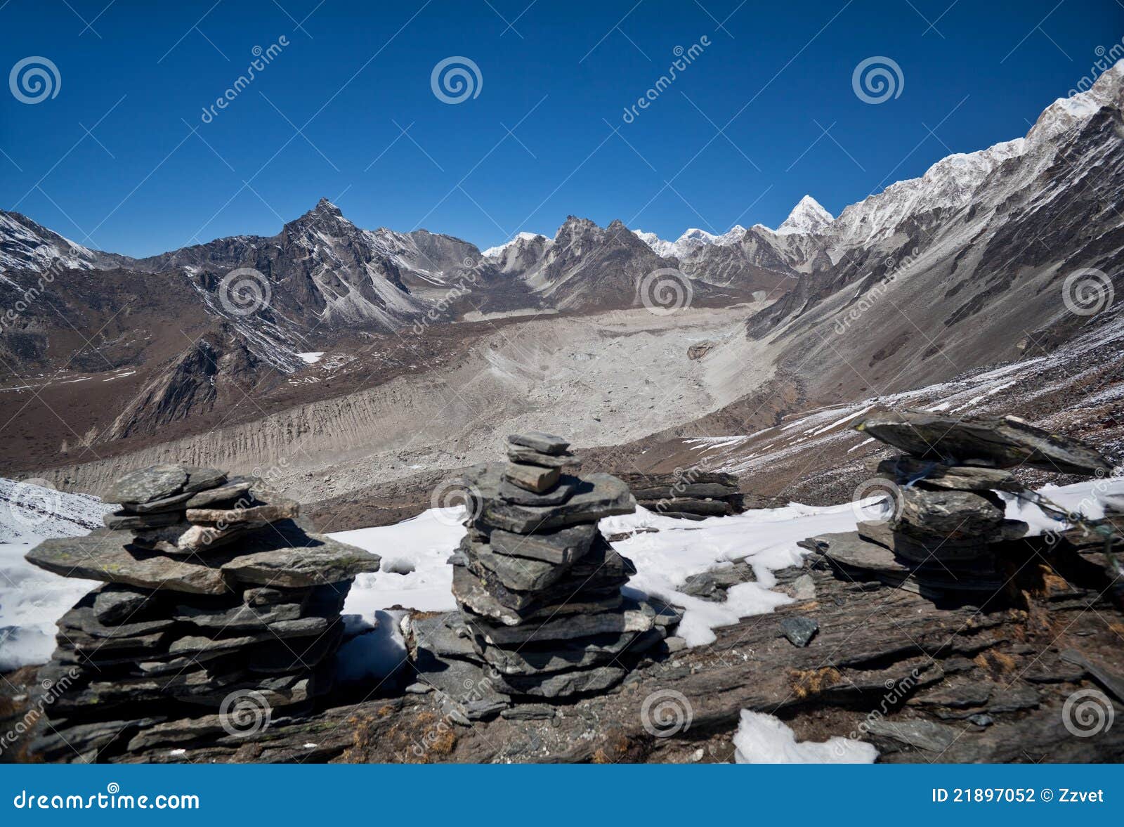 Sagarmatha National Park, Nepal Stock Photo - Image of nature, chorten ...