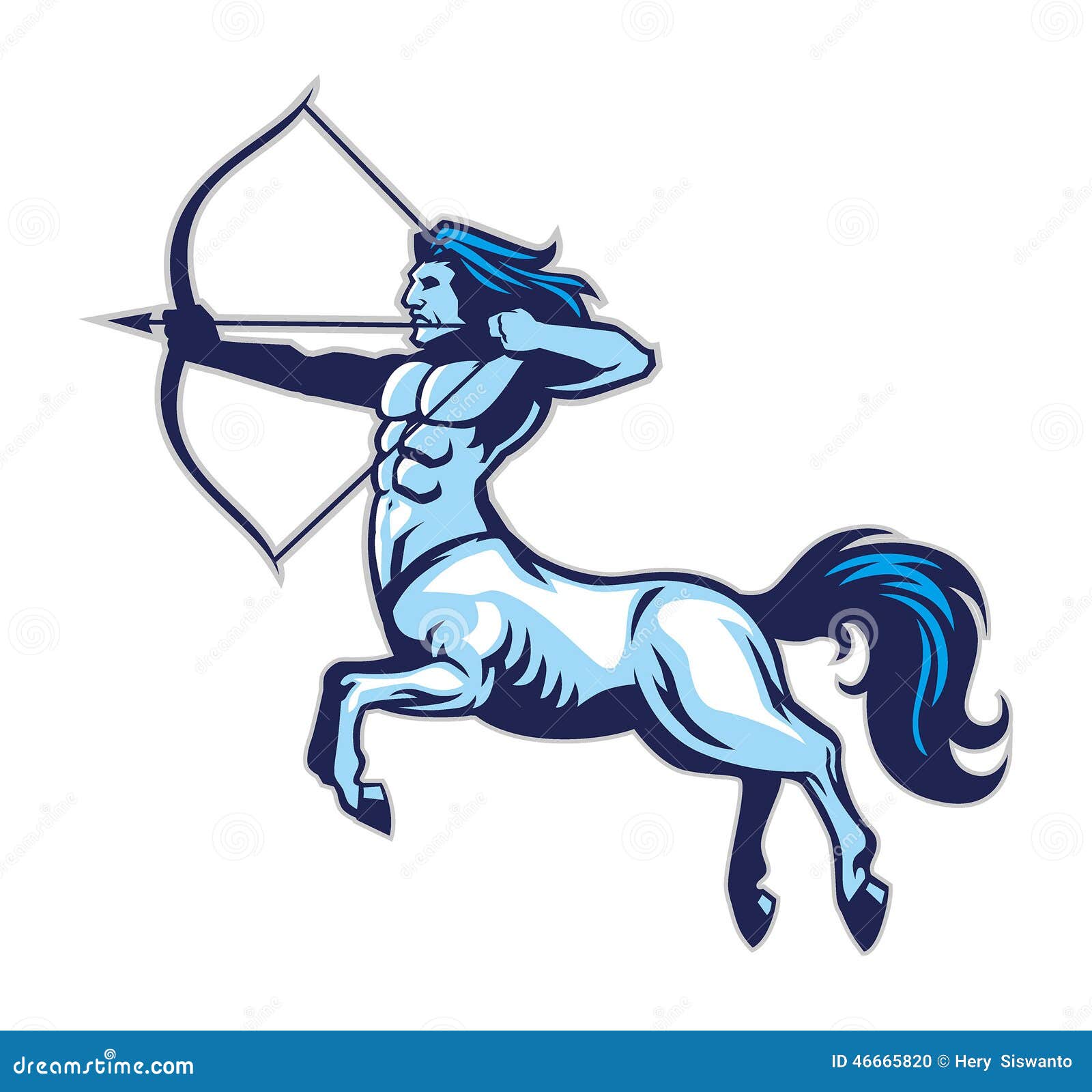 Sagitarius stock vector. Illustration of roman, greek - 46665820