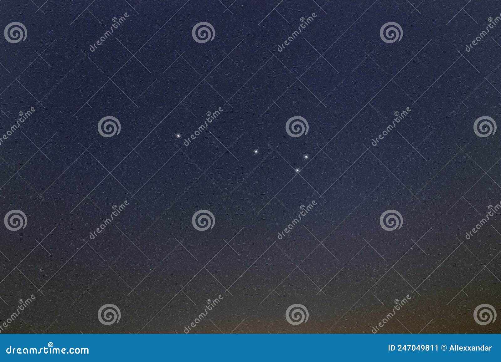 Sagitta Constellation, Arrow Constellation Stock Image - Image of ...