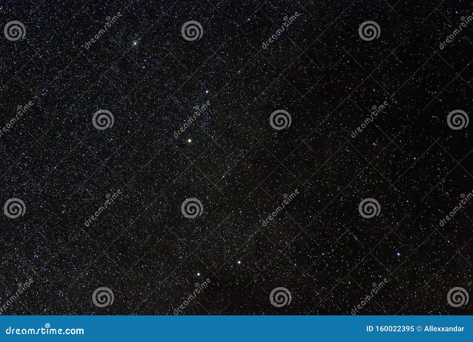 Sagitta Constellation in Real Night Sky, the Arrow Constellation Starry ...