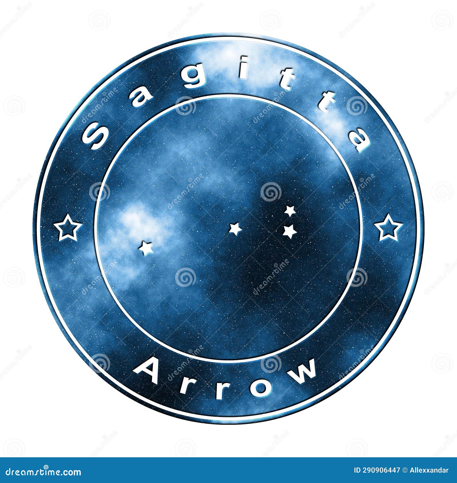 Sagitta Constellation. Stars In The Night Sky. Cluster Of Stars And Galaxies. Constellation Of ...