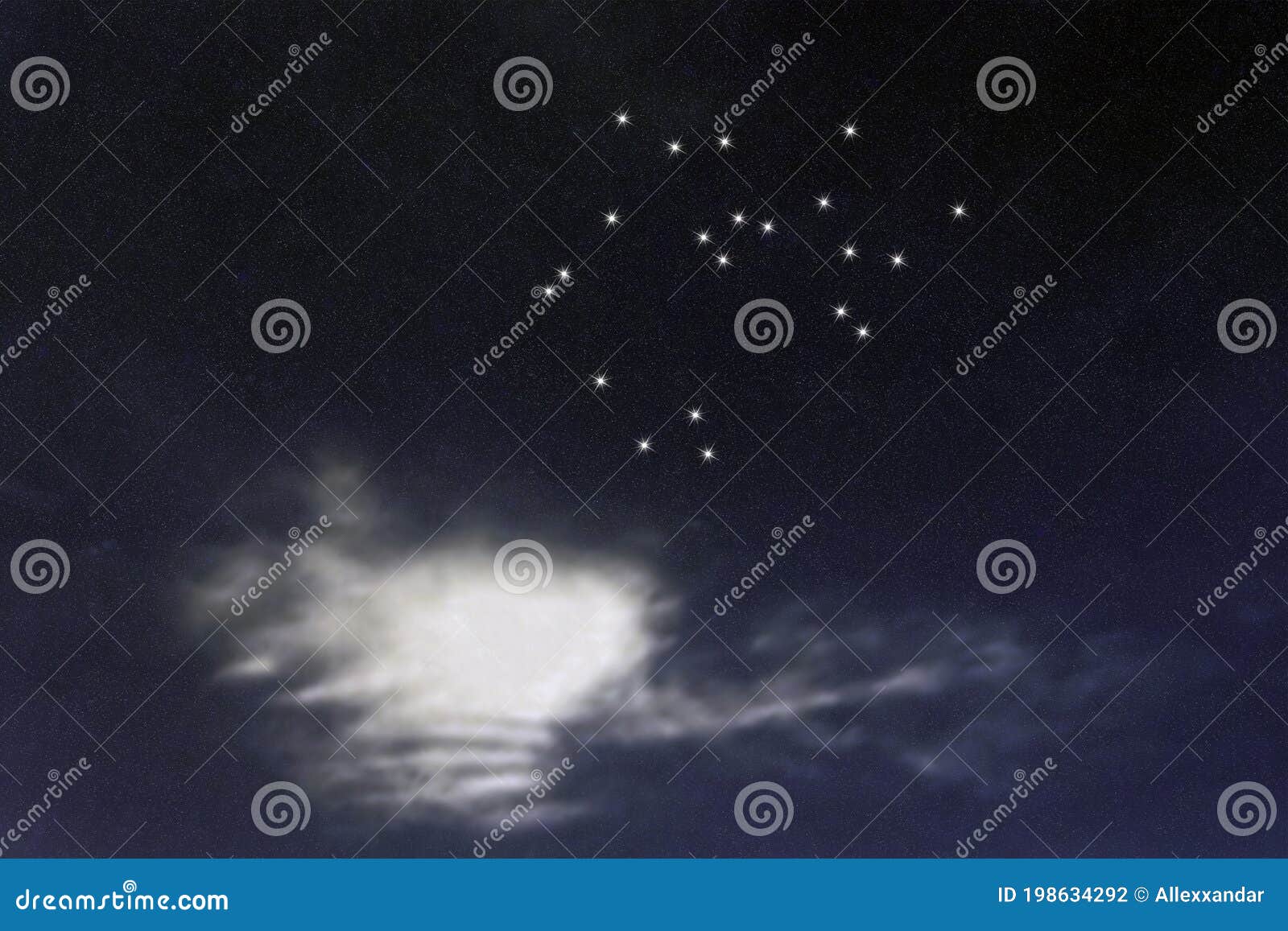 Sagittarius Star Constellation, Night Sky, Cluster of Stars, Deep Space ...