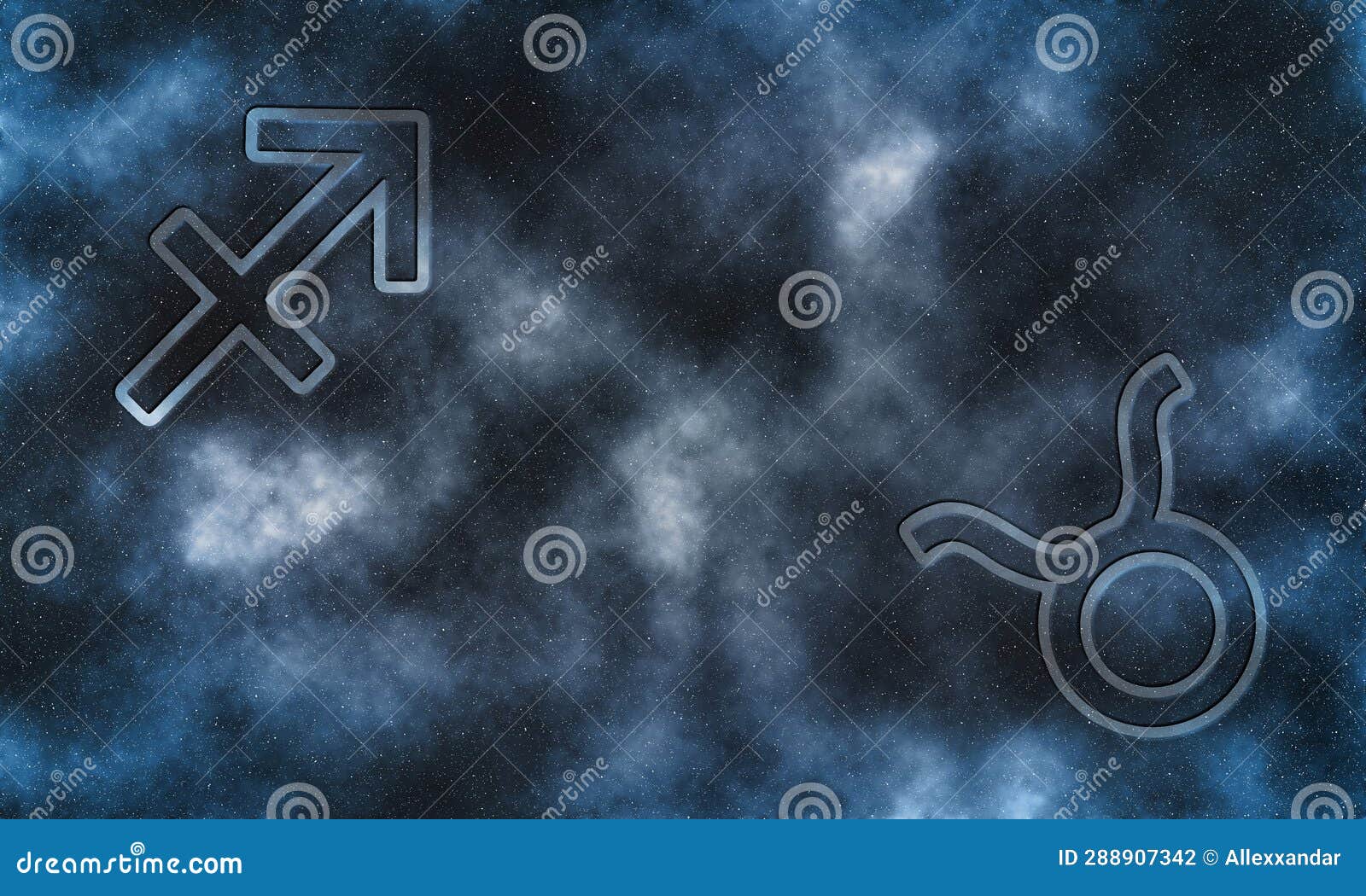 Sagittarius and Taurus Compatibility Stock Photo - Image of year ...