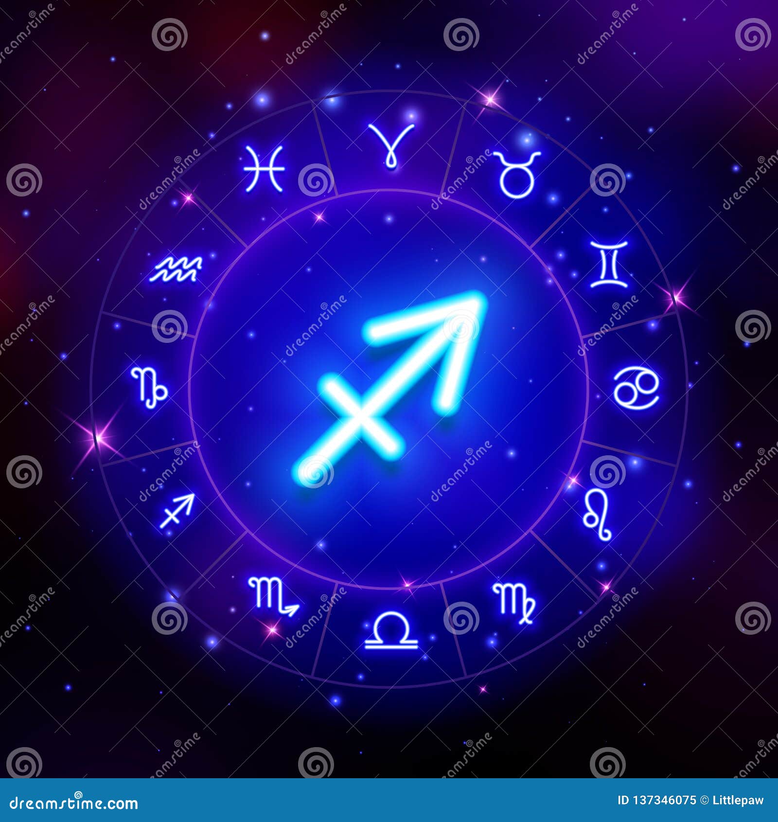 Sagittarius Zodiac Sign, Horoscope Symbol, Vector Illustration Stock ... Sagittarius Zodiac Sign, Horoscope Symbol, Vector Illustration Stock ...