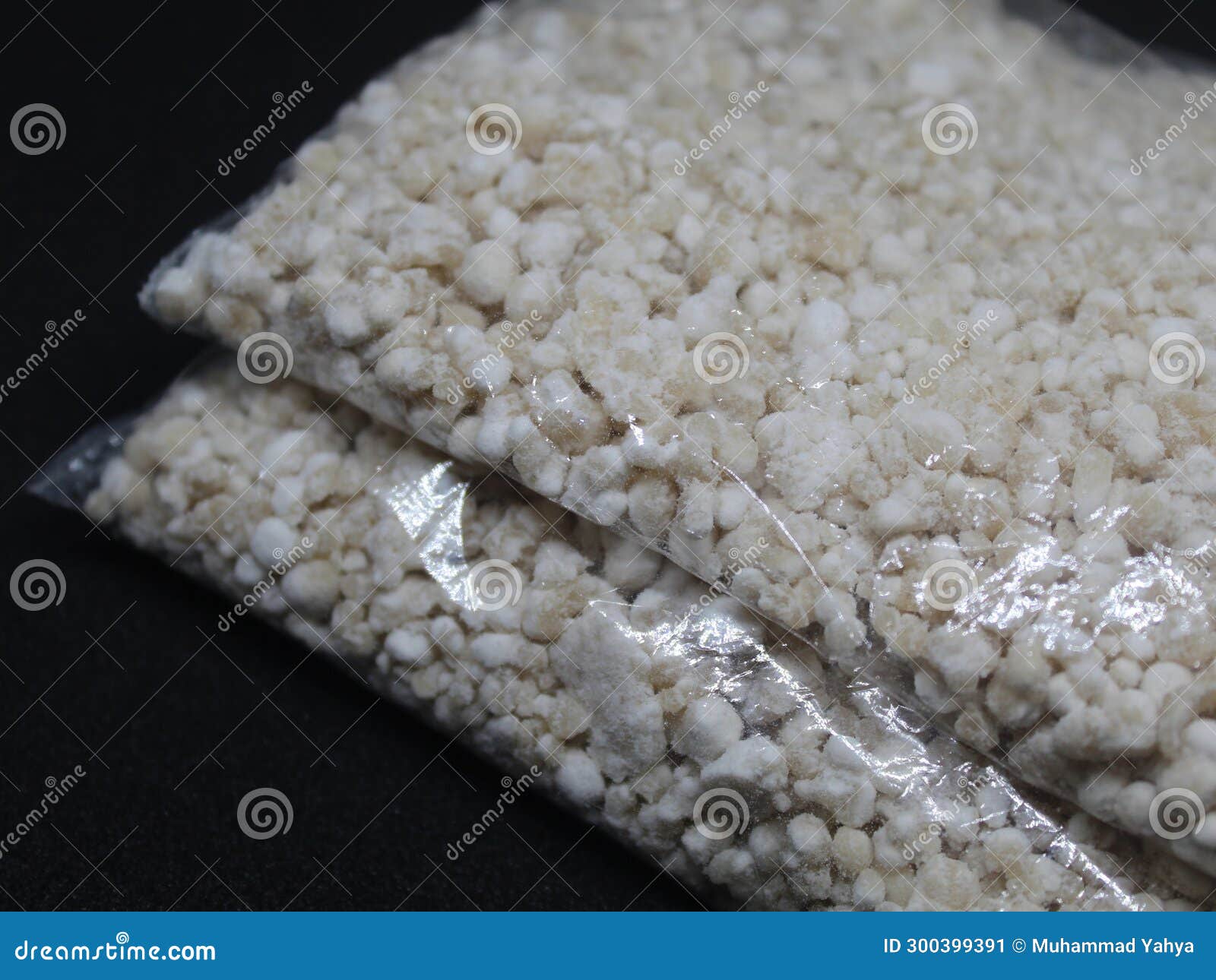 Sago Granules in Plastic Packaging Stock Image - Image of food ...