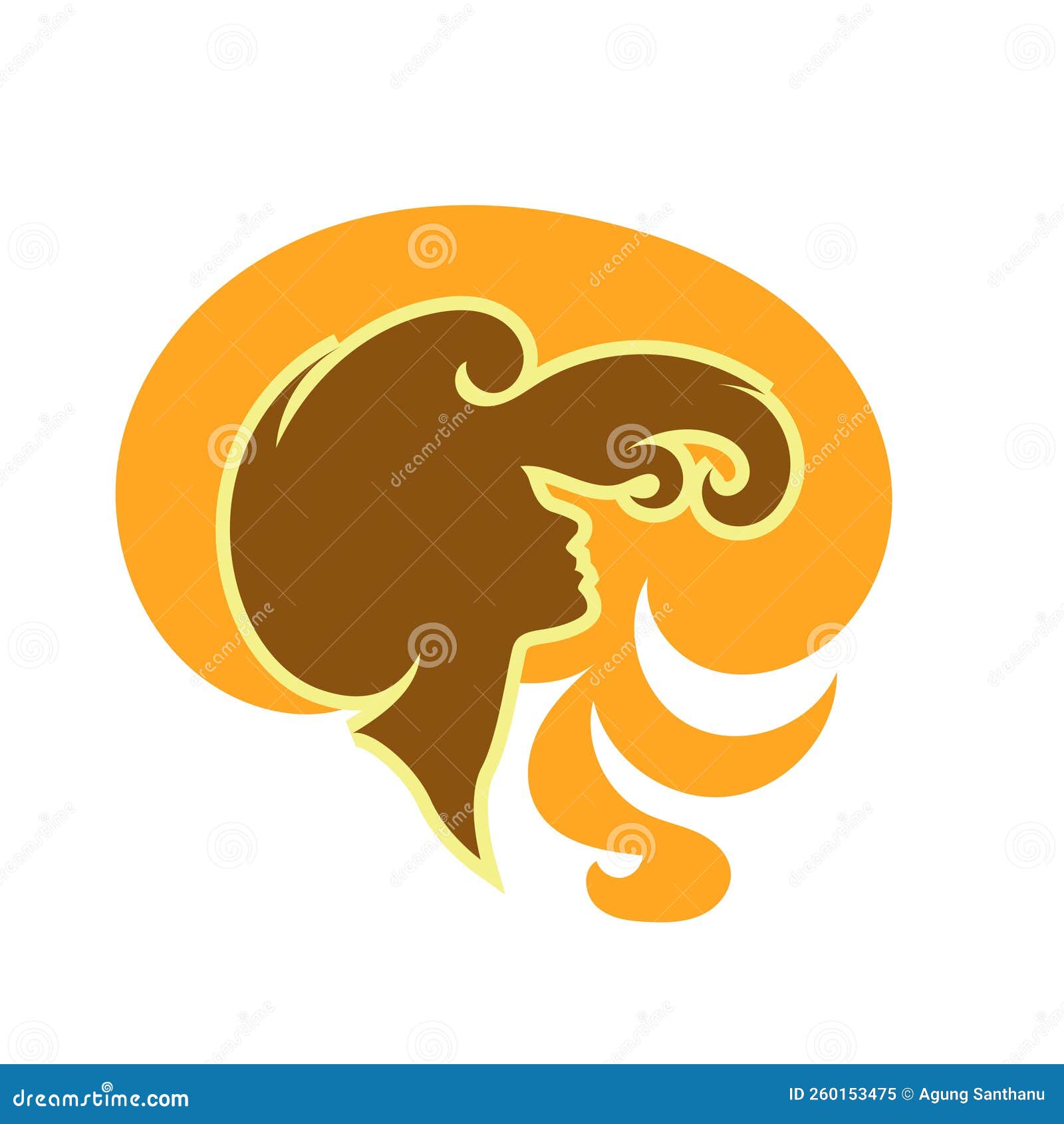 Sagoma Del Profilo Della Testa Della Donna Con Forma Stilizzata Di ... Sagoma Del Profilo Della Testa Della Donna Con Forma Stilizzata Di ...